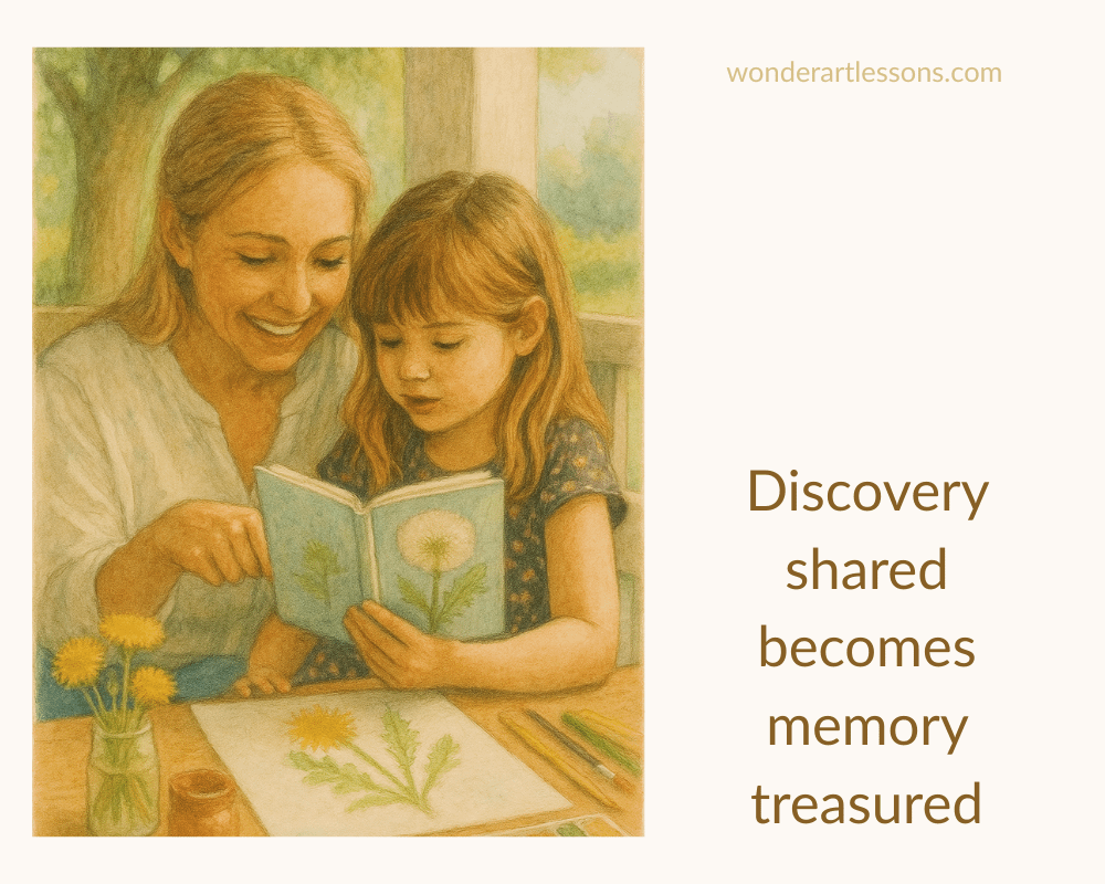 Art-based-dandelion-unit-study – Wonder Full Art Lessons